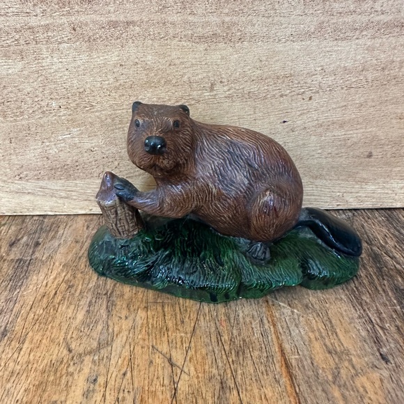 Art | Vintage Ceramic Beaver Figurine Woodland Nature 5 X 3 X 25 | Poshmark